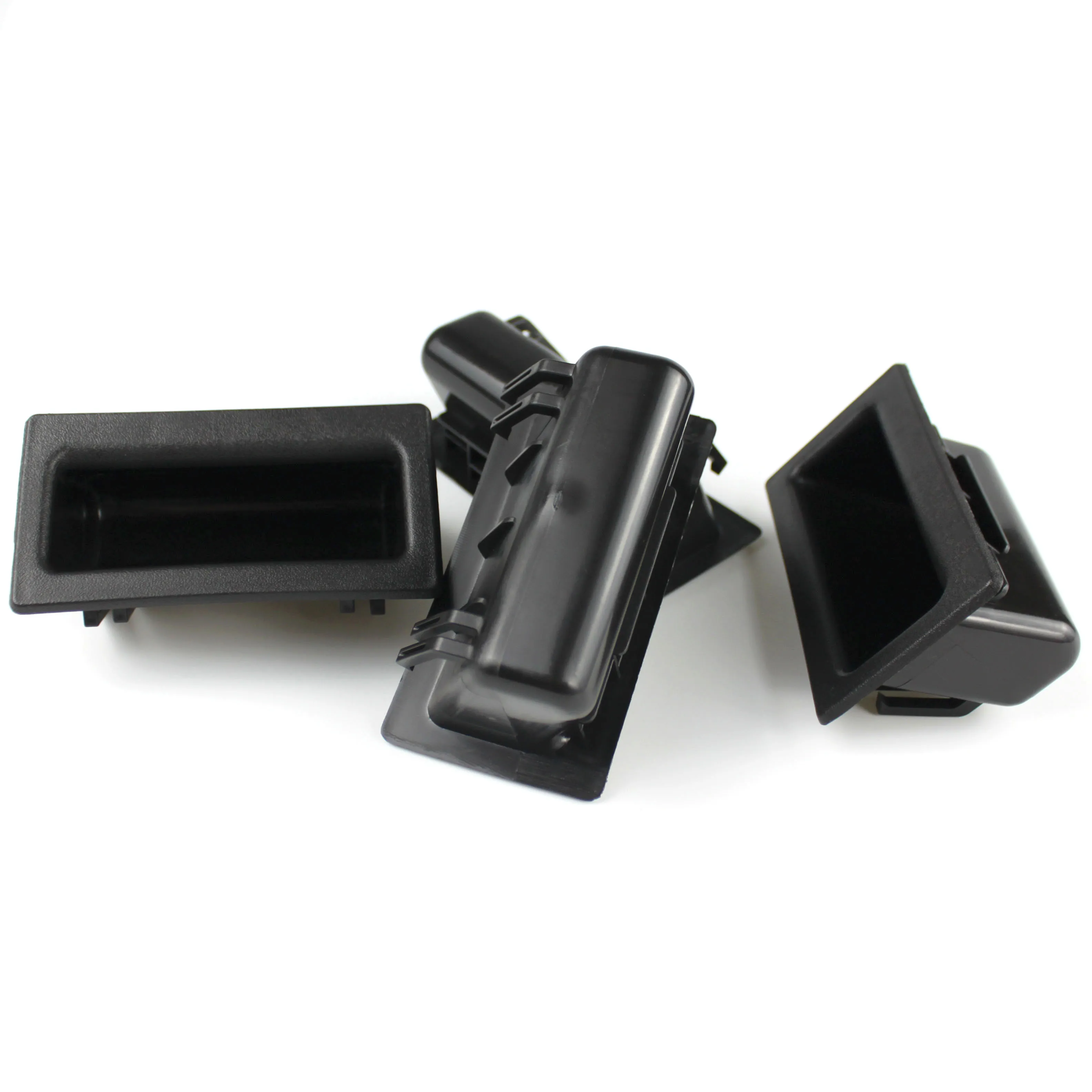 Black Rectangular Recessed Switch Control Box Flush Pulls Inset Hidden ...