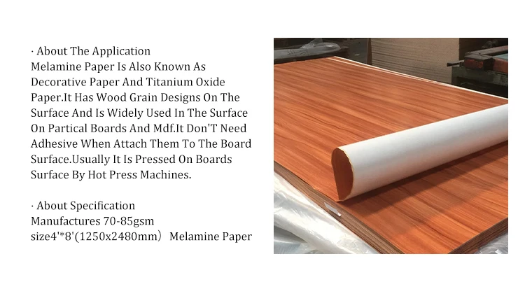 Wood Pattern 4x8ft Lamination Impregnated Melamine Overlay Poly Wood ...