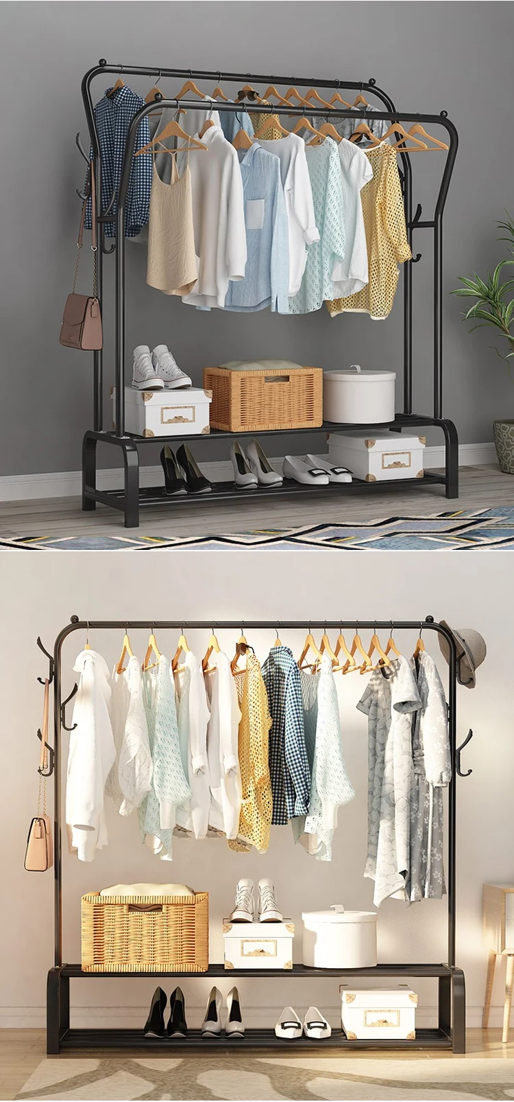 Innovative Fashion Retail Clothes Racks for Shop Display