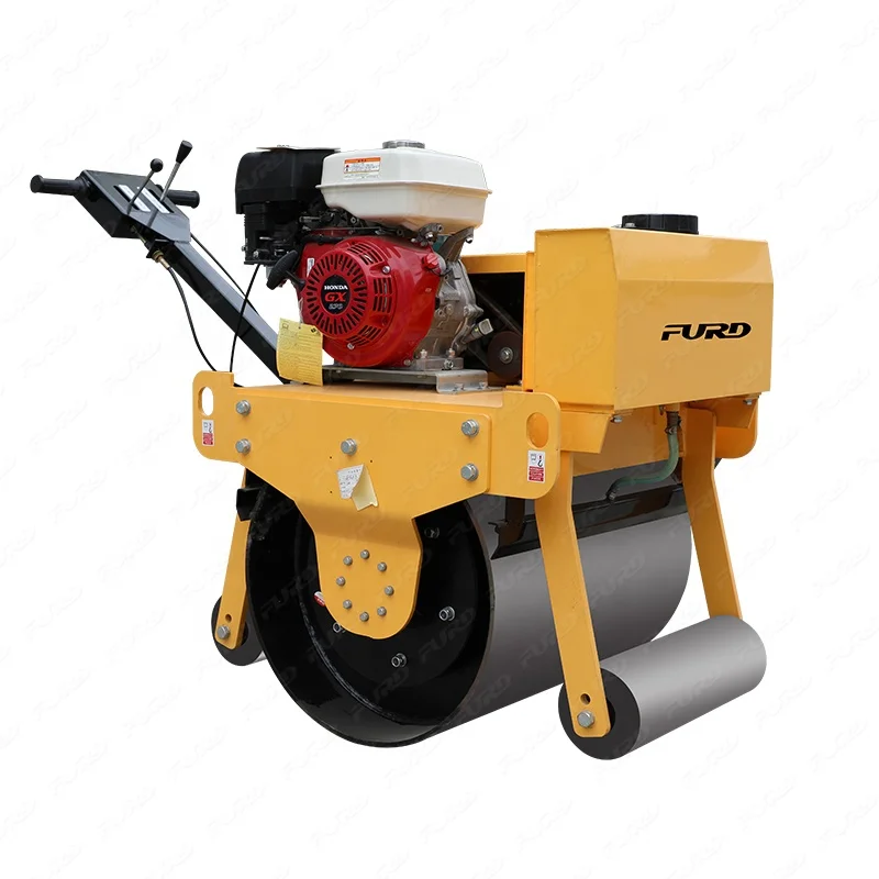 Small Drum Asphalt Roller Walk Behind Vibratory Roller Vibrator Soil ...