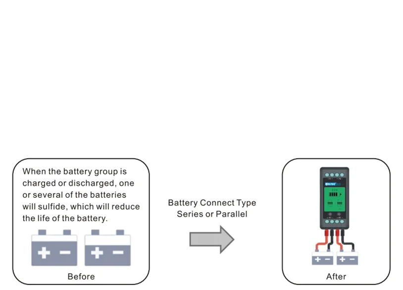 Heltec Balancer Voltage Controller Battery Equalizer Batteries Balance ...