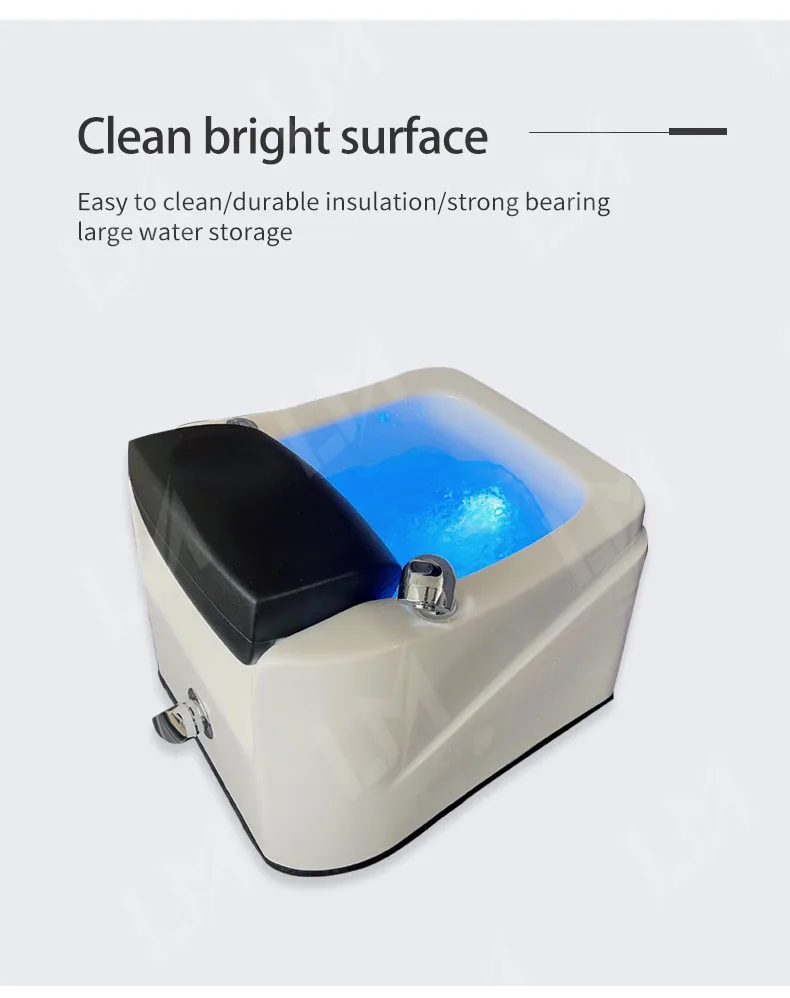 Beauty Salon Indoor Portable Acrylic Foot Bath Tub Pedicure Basin Foot ...