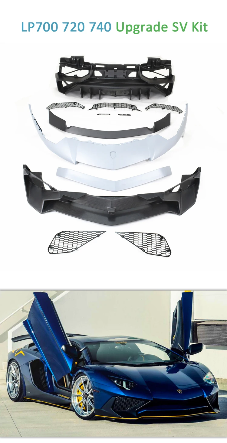 Car Part Front Bumper Bodykit Full Body Kit Set Modified Facelift ...