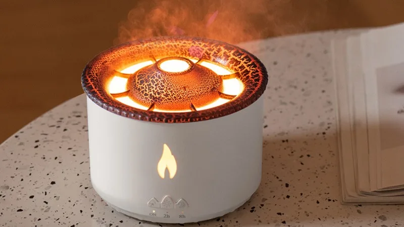 Luxury Home Party Gift Special Volcano Designed 360ml Ultrasonic Nano ...