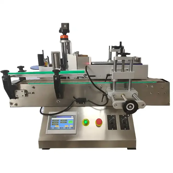 Tabletop Round Small Semi Automatic Labeling Machine Round Square ...
