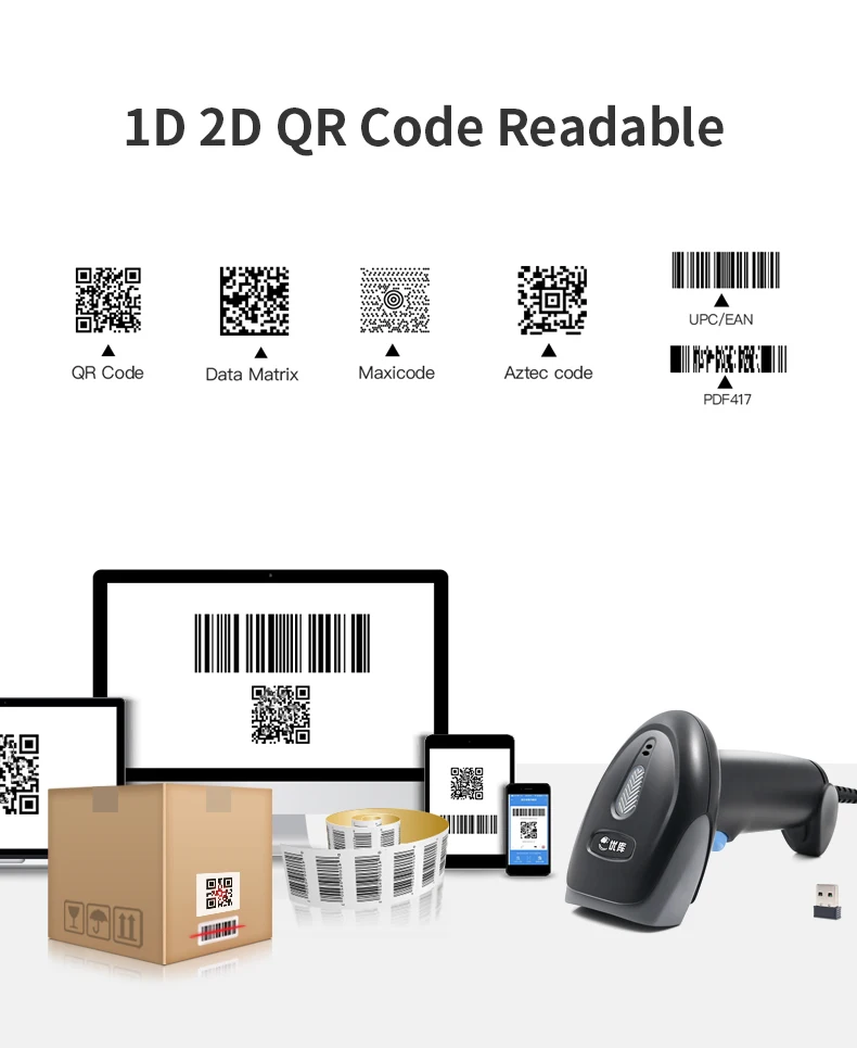 Auto-sensing Bluetooth Barcode Scanner - Efficient & Reliable