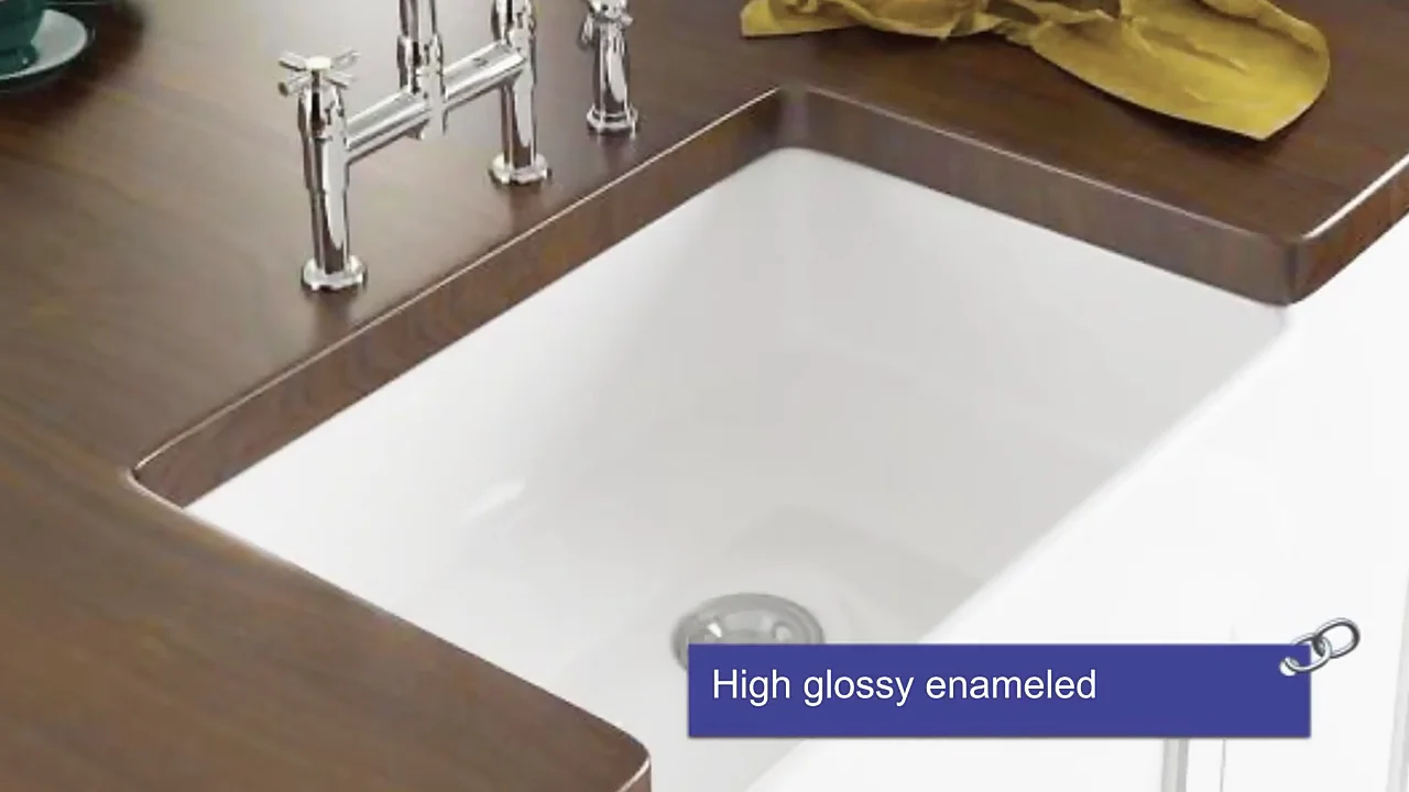 Yuson Ys27102b-3318d Ffc 33 Inch Black Double Farmhouse Undermount ...