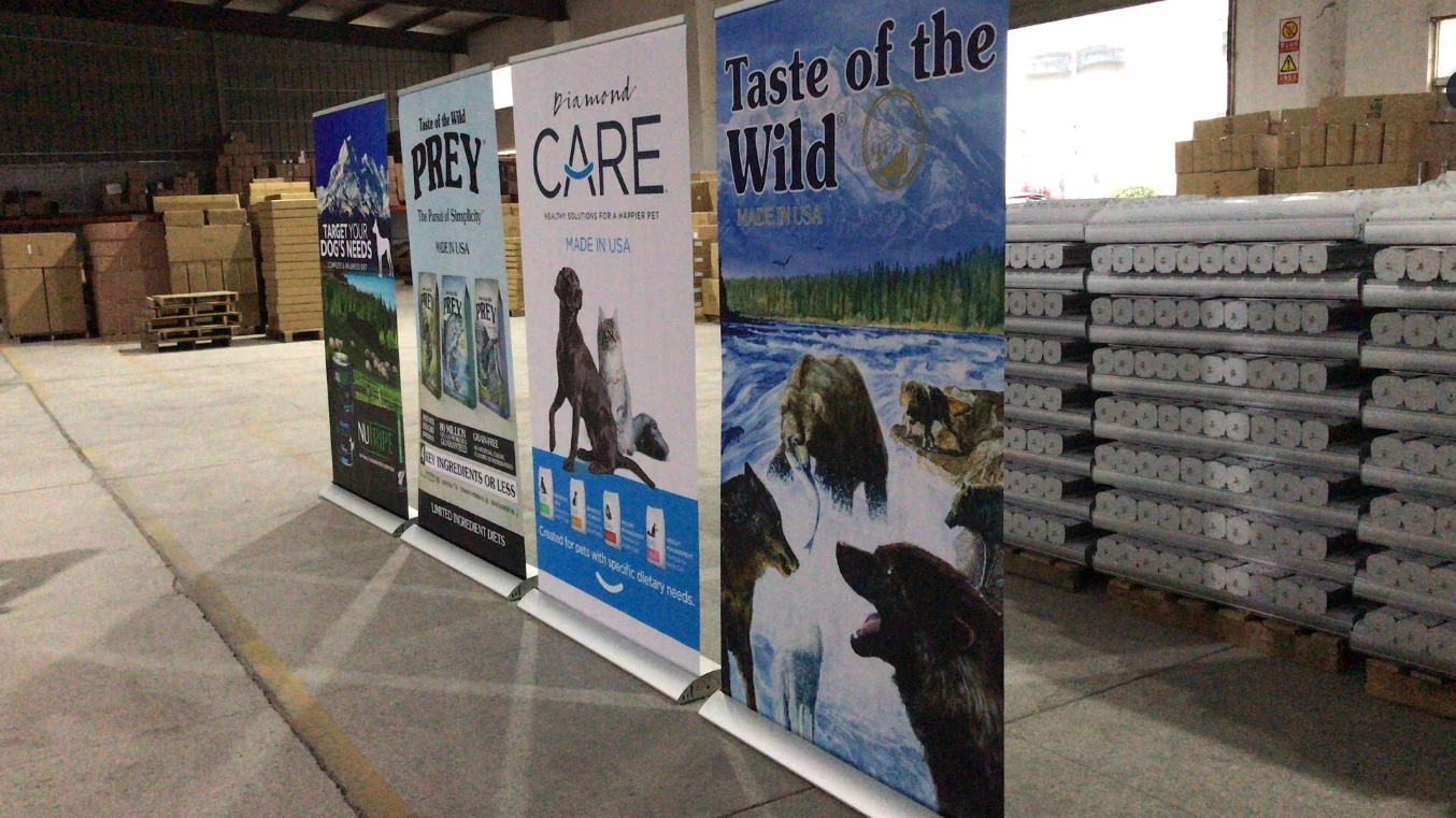 Durable Advertising Retractable Roll Up Banner Stands Portable ...