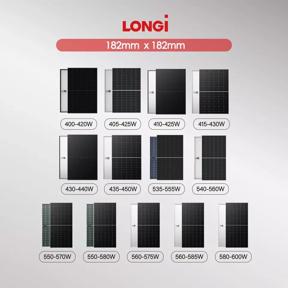 Longi Solar Himo7 LR5-72HGD PV Module - 590W Bifacial Power