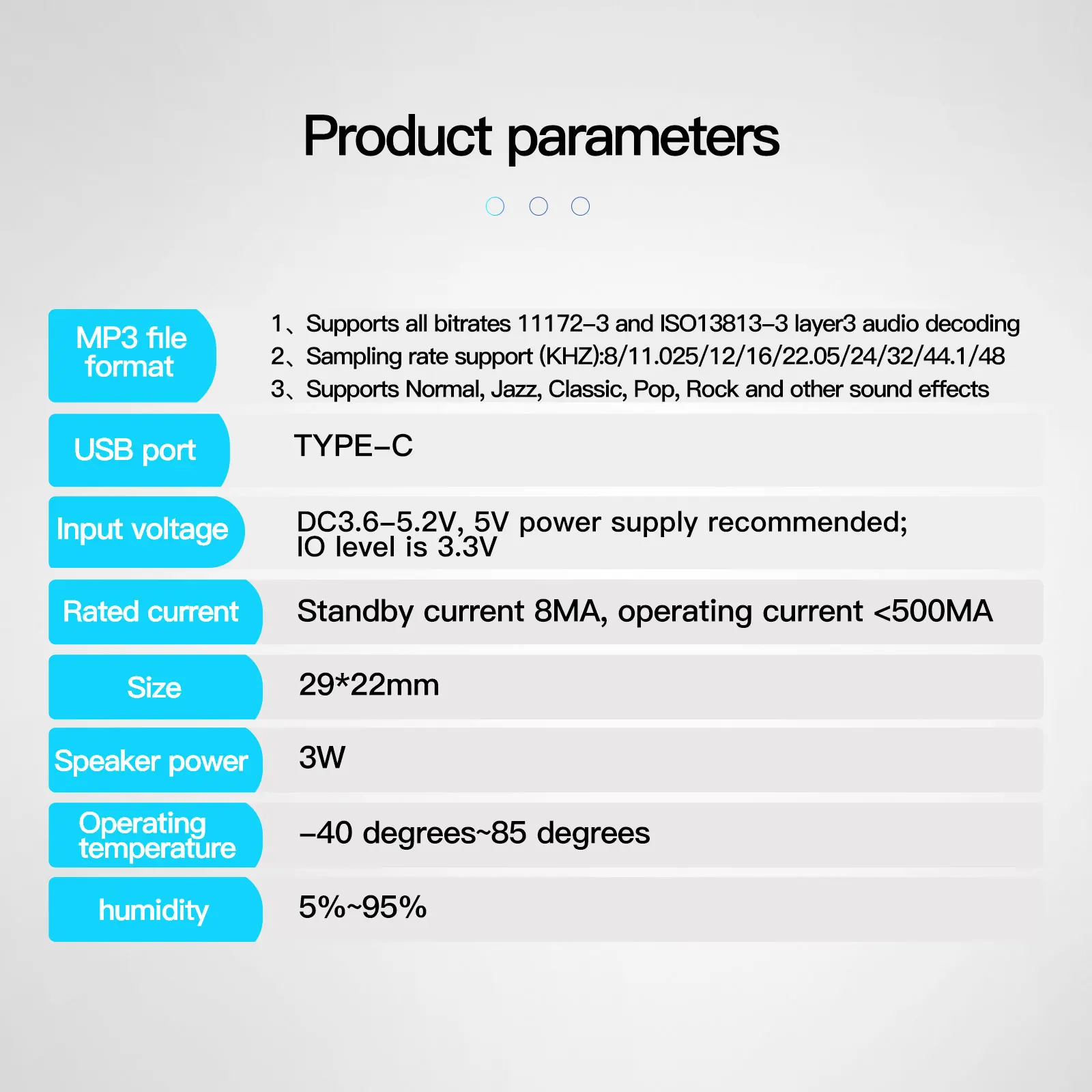 CH9300 MP3 Player Voice Module - 4MB/16M TF Card USB Downloadable