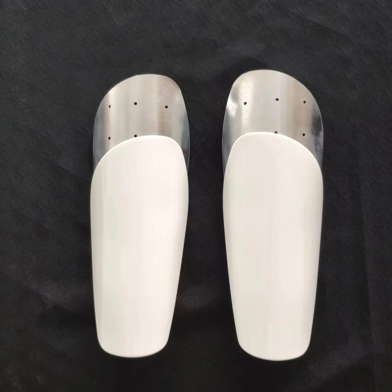 Durable Silver Aluminum Injection Sublimation Football Mini Shinguard ...