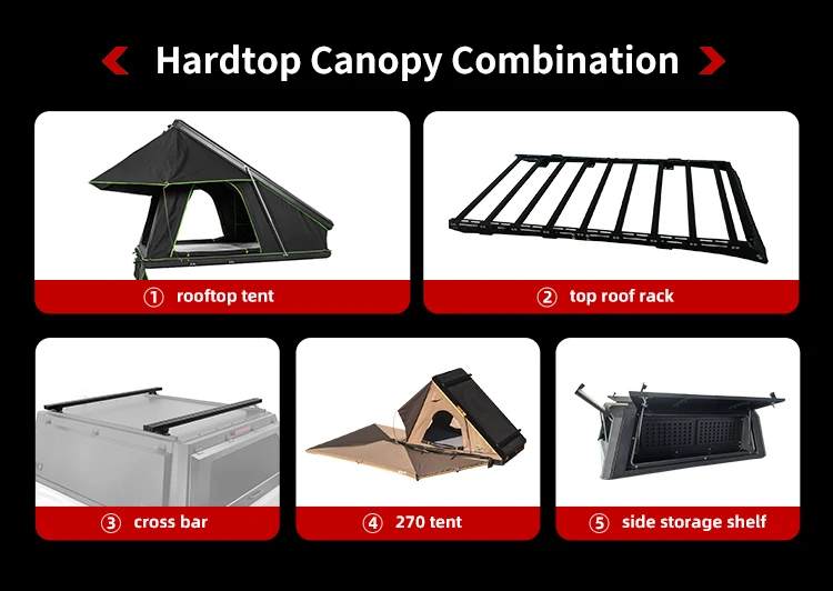 Aluminum Canopy for Toyota Tacoma & GMC Sierra - Durable & Waterproof