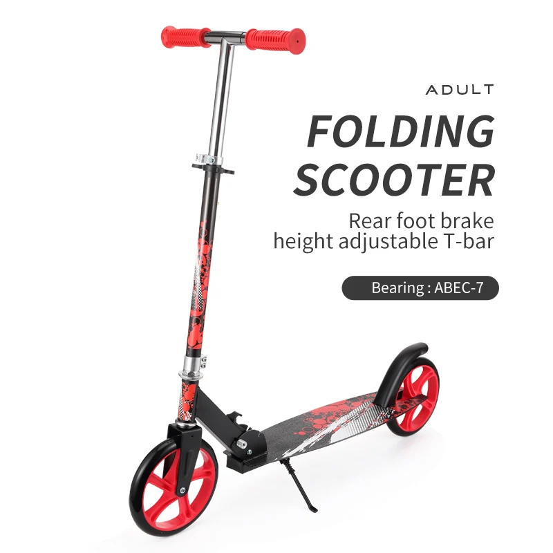 Kick Scooter Height Adjustable Kids Scooter Foot Scooter with Extra ...