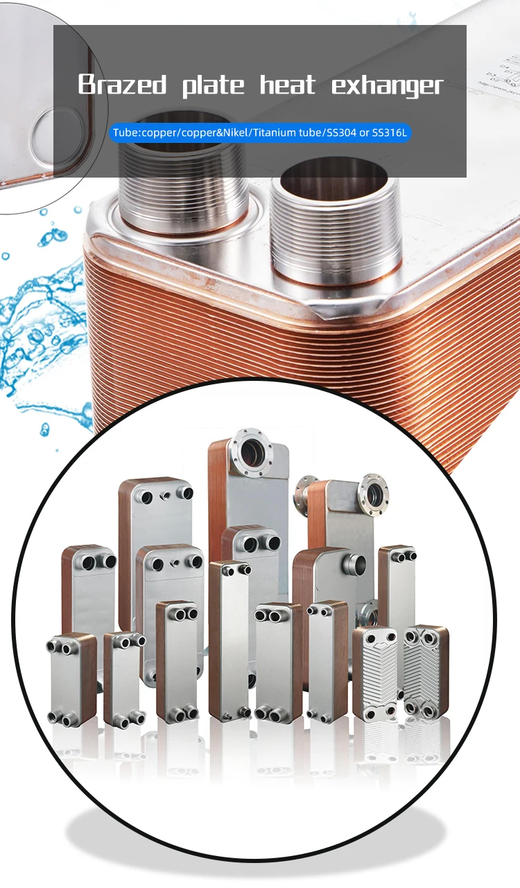 Aidear Efficient Brazed Plate Heat Exchanger Fhc028-30 3-15hp Stainless Steelair Dryer With ...