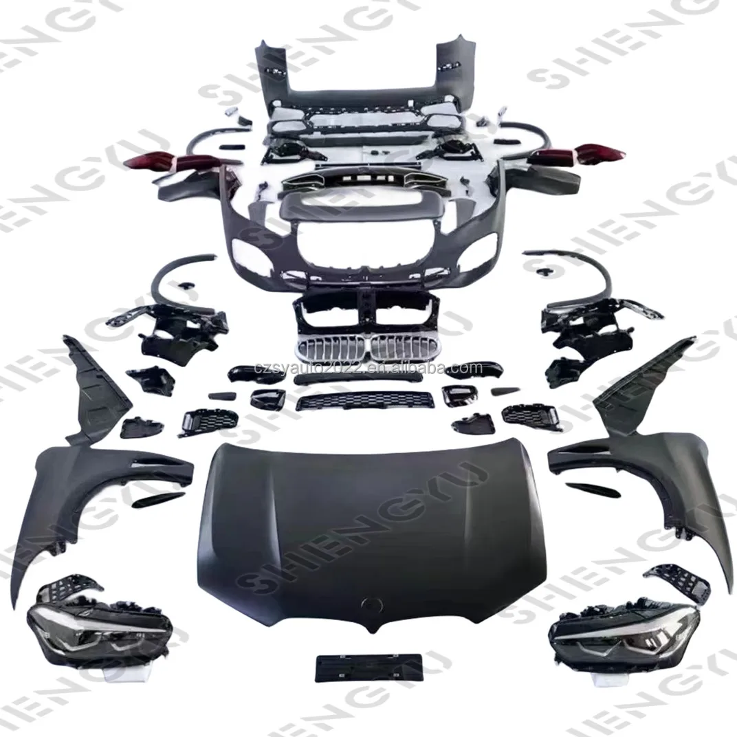 Body Kit Include Front And Rear Bumper With Grille And Auto Lamps Hood ...