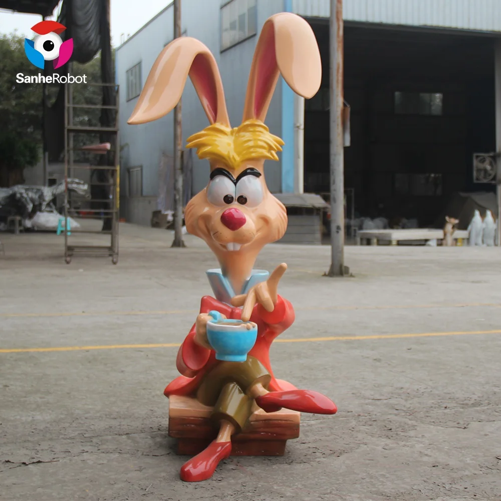 Life Size Fiberglass Cartoon Character Statue Giant Cartoon Statue ...