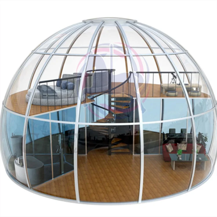 Outdoor Luxury Igloo Geodesic Glamping Pods Clear Dome House Tent With ...