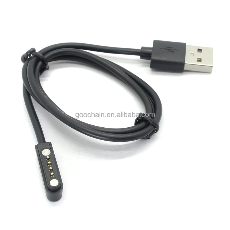 Stable Charging Pogo Pin Spring Loaded 4 Pin To Usb A Male Cable For ...