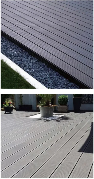 Exterior Hollow WPC Decking Board 140 23 Concealed Clip System ...