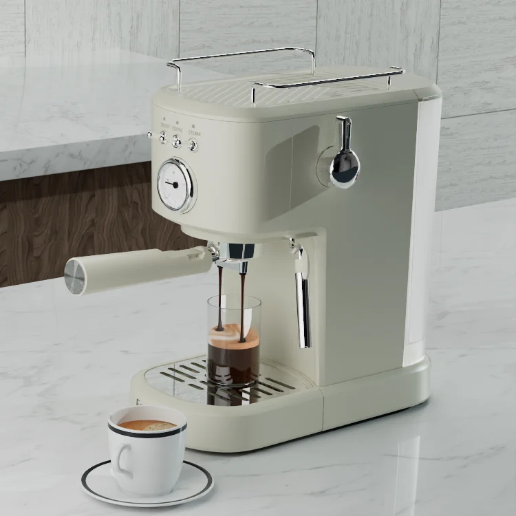 20bar Powerful Pressure Pump Semi-automatic Coffee Maker Manual ...