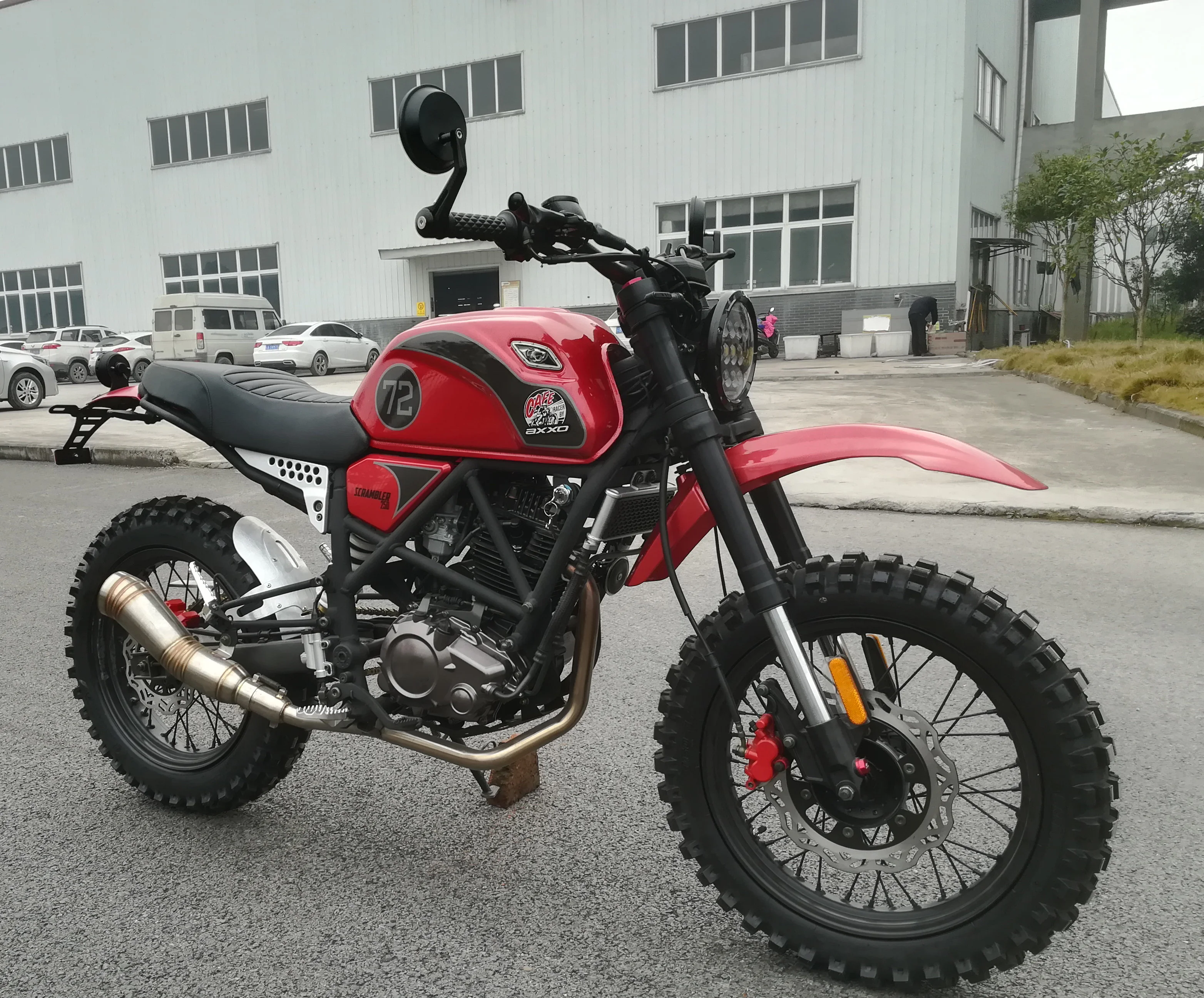 FUEGO Scrambler 250CC - Retro Bike with Electric Start