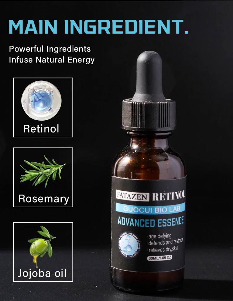 FATAZEN Retinol Hyaluronic Acid Face Serum - Moisturizing Skincare