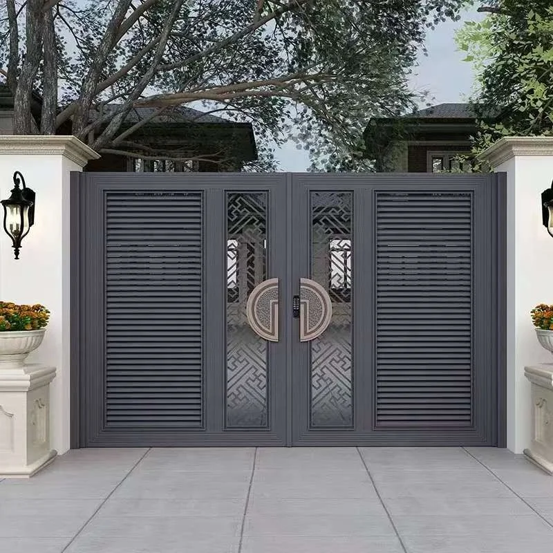 Eco-friendly Aluminum Swing House Gate - Modern Design