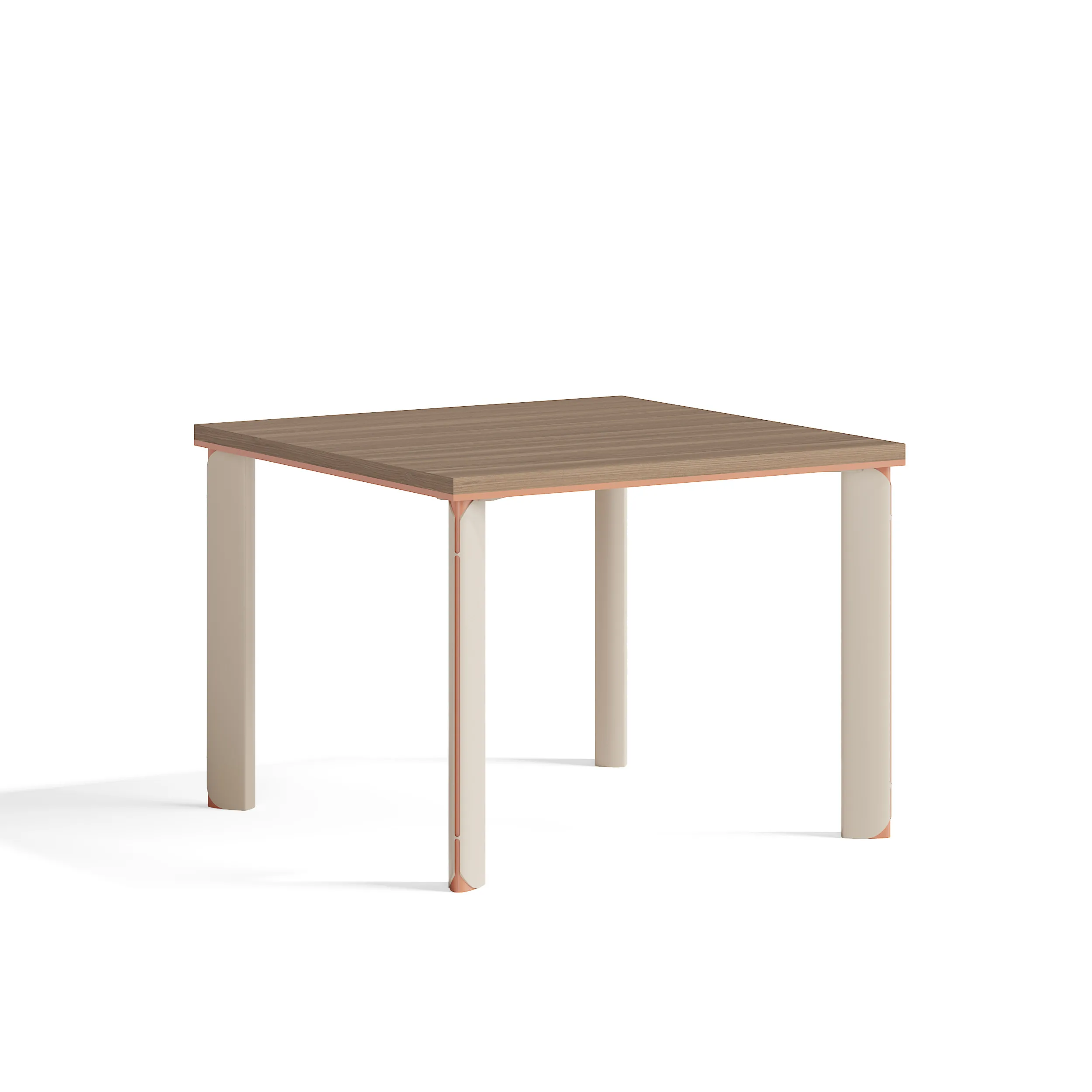 Small Tea Desk End Table Claro Walnut + Light Brown Square Tea Table ...