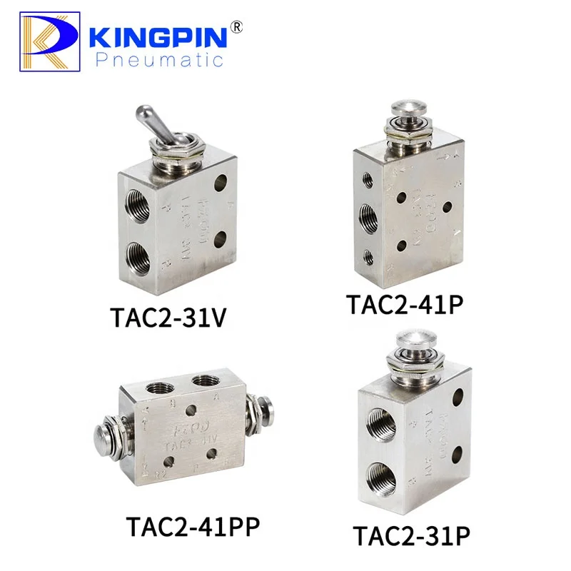 Mini Pneumatic Air Toggle Valves TAC-4V 4P 3V 3P Koganei