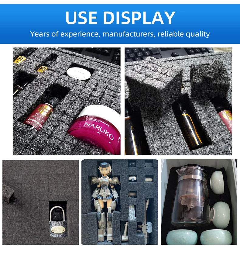 Pre Cubed Packaging Foam And Cubed Foam Inserts Packaging Sponge Foam ...