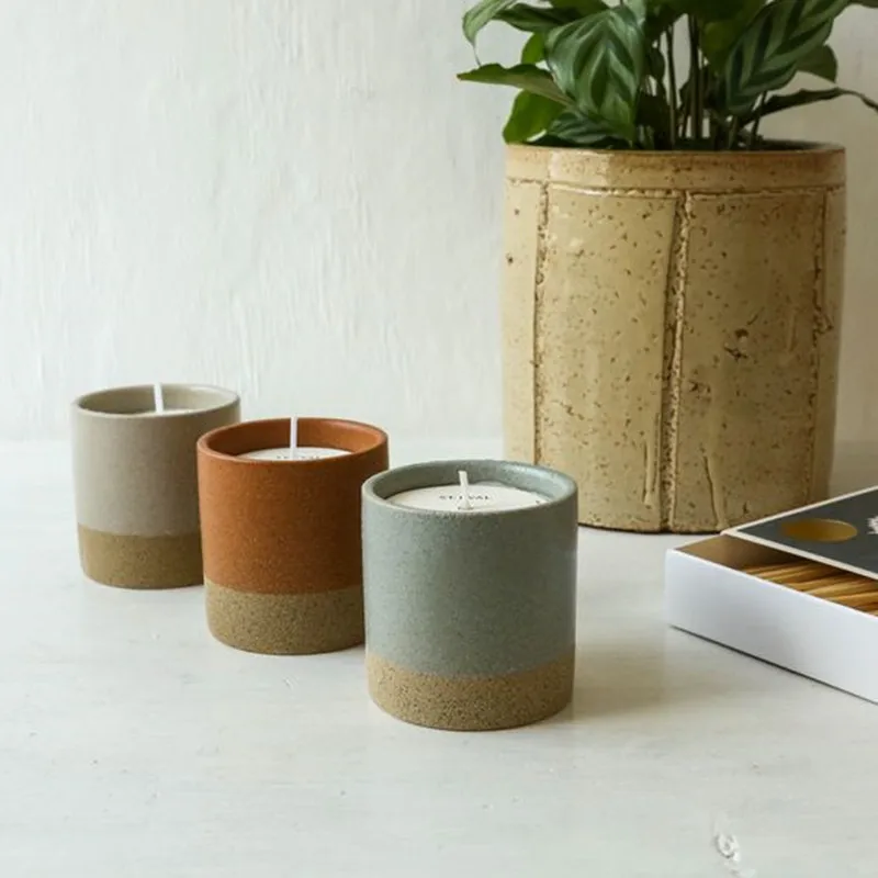 Home Decoration Ceramic Candle Container,Modern Wedding Decoration ...