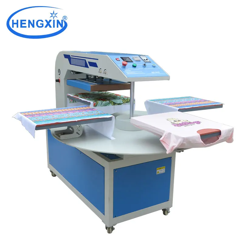 16x24 Pneumatic Rotary 4 Pallet Heat Press Machine For Dtf Print Cotton ...