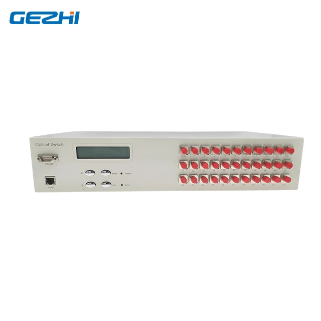 1x32 Rackmount Fiber Optic Switch For Network Monitoring And ...