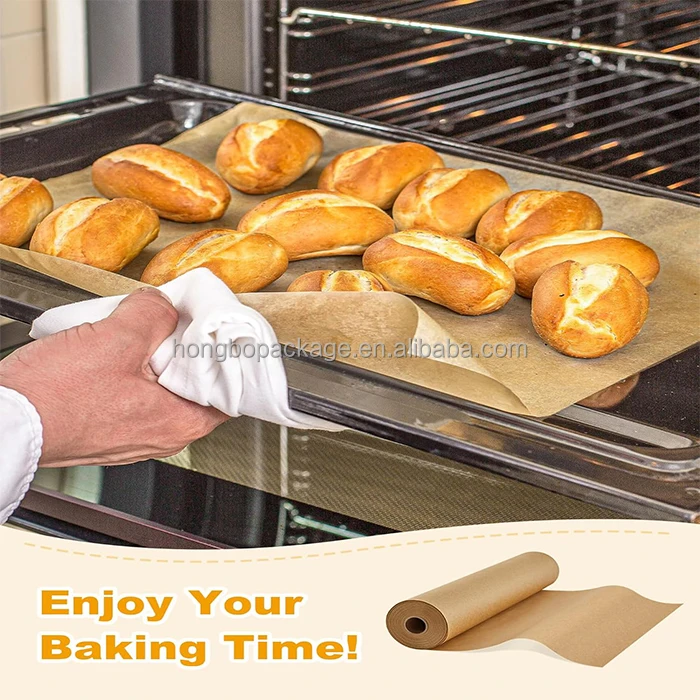Unbleached Parchment Paper for Baking Parchment Paper Roll With Cutter ...