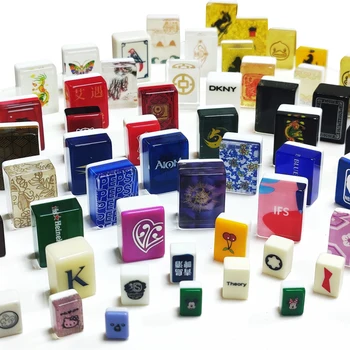 Factory Custom Mahjong Tiles For Sale Oem Print And Engraved Acrylic ...