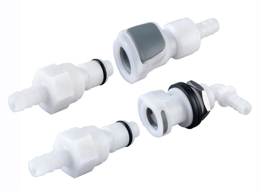 Plastic Quick Coupling Hose Connector for PVC Tubes