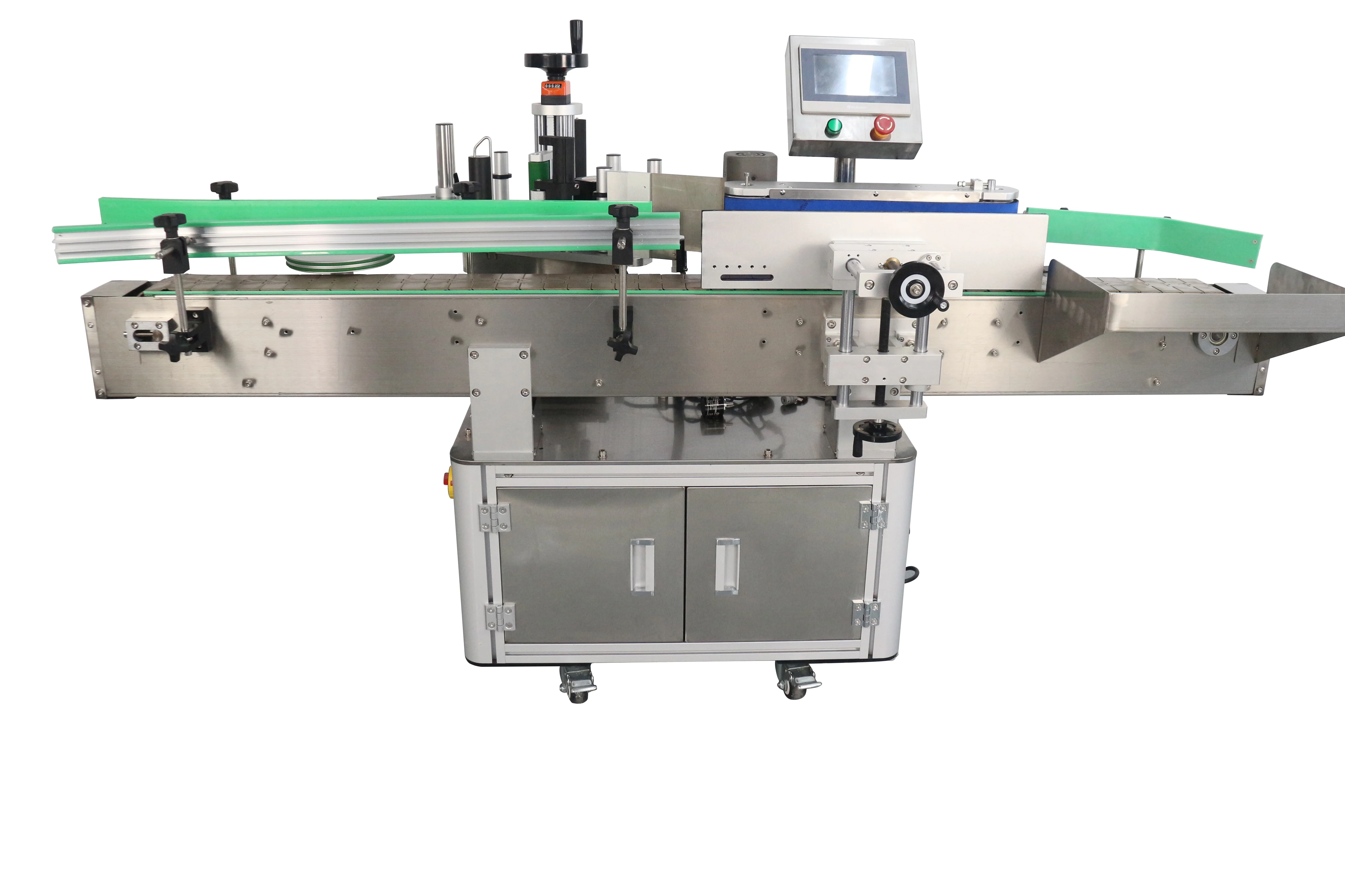 Plastic Bottle Cans Fix Position Sticker Labeling Machine Round ...