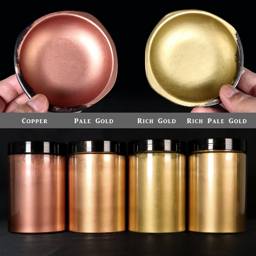 Gold Dust Powder & Copper Gold Bronze Powder for Coating, Resin ...