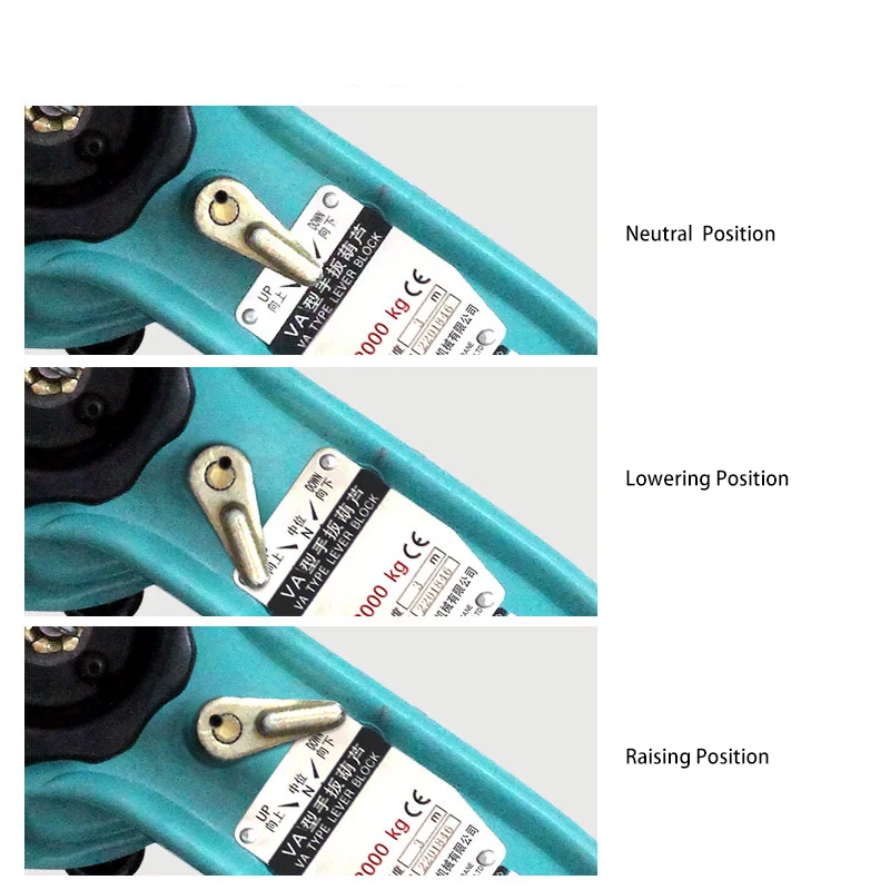 1 Ton Lever Block Chain Hoist Ratchet Type Come Along Puller 10ft Chain ...