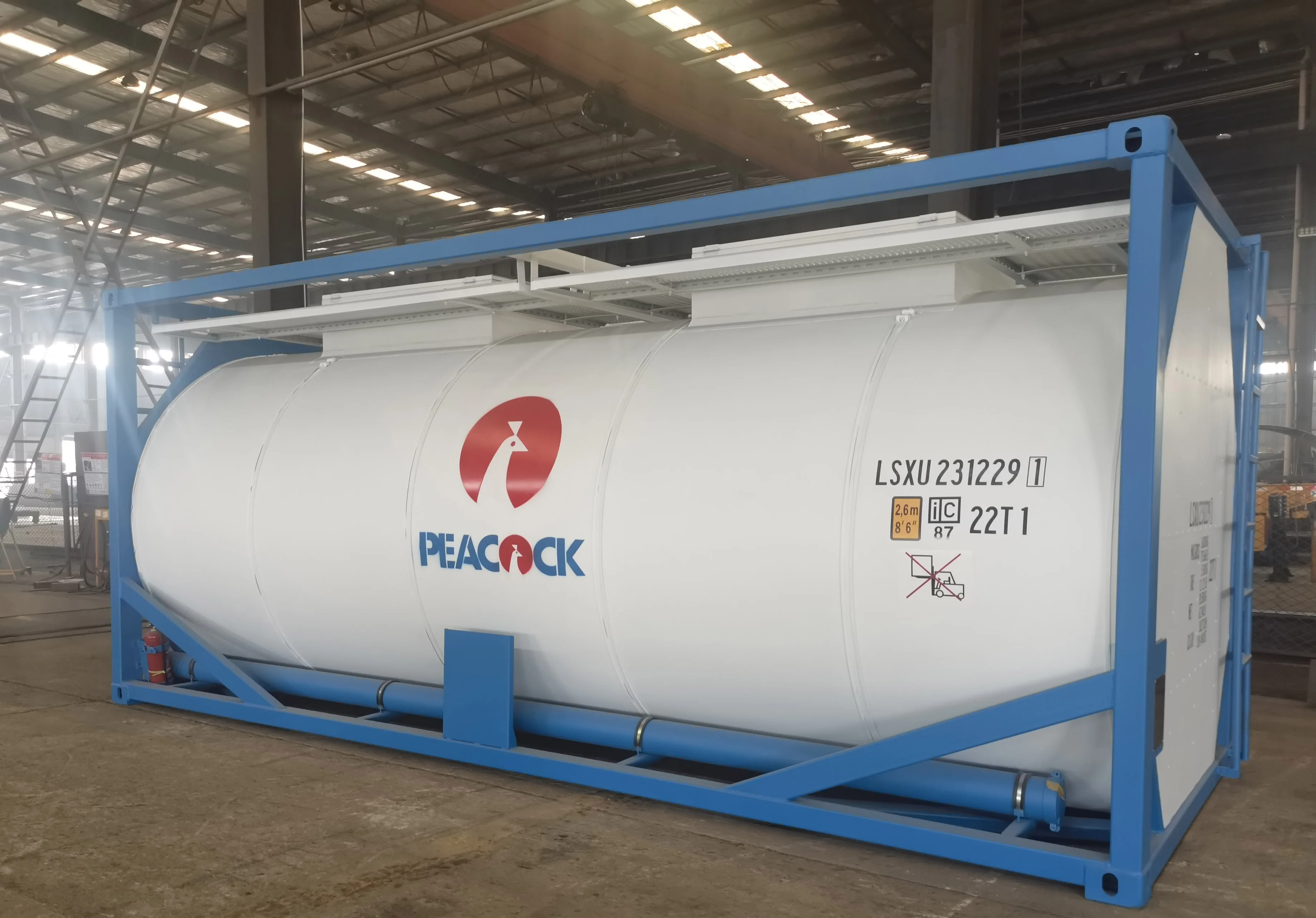 Asme Standard New 20ft Iso Tank Container T14 Type Acid Tank Container ...