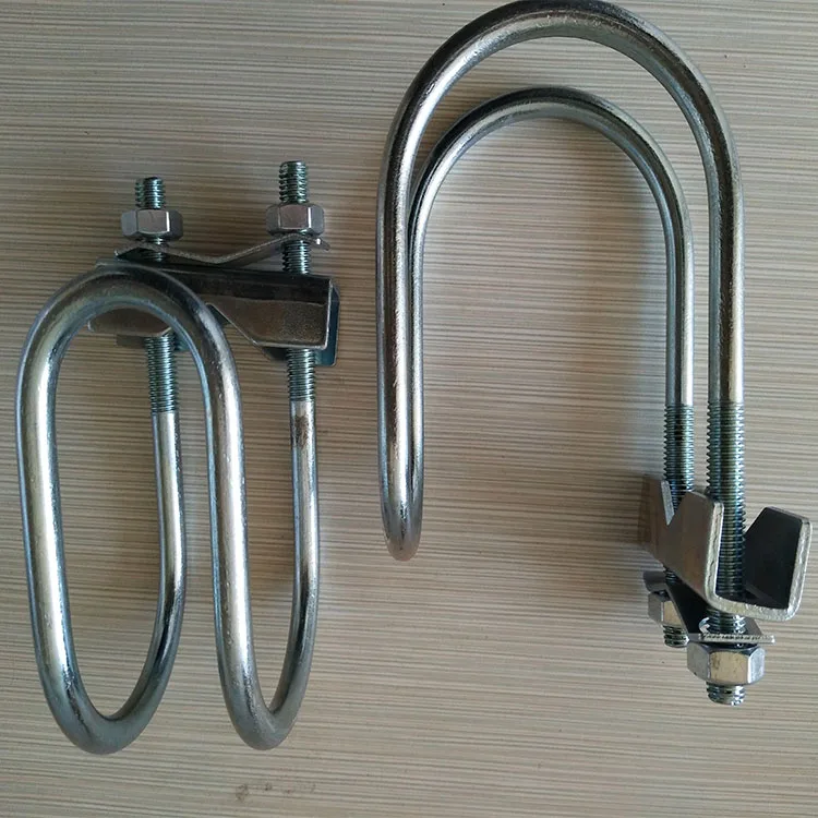 Metal Square Pipe Clamp Conduit Clamp Butt Fasteners Rotating Tube ...