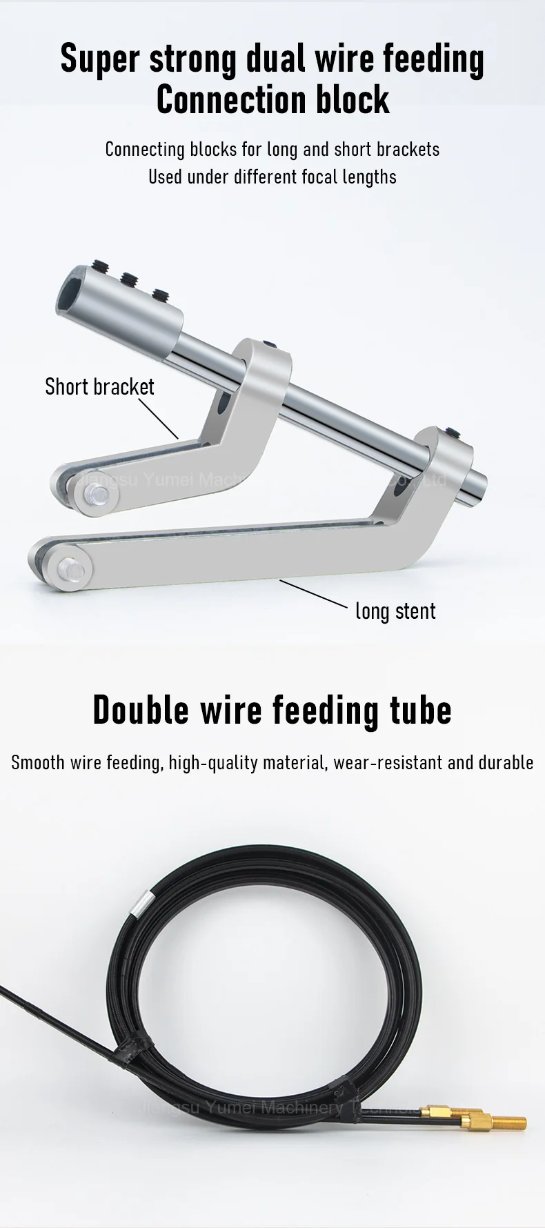 Laser Welding Nozzle with double Wire Feeding Welding Gun Nozzles ...