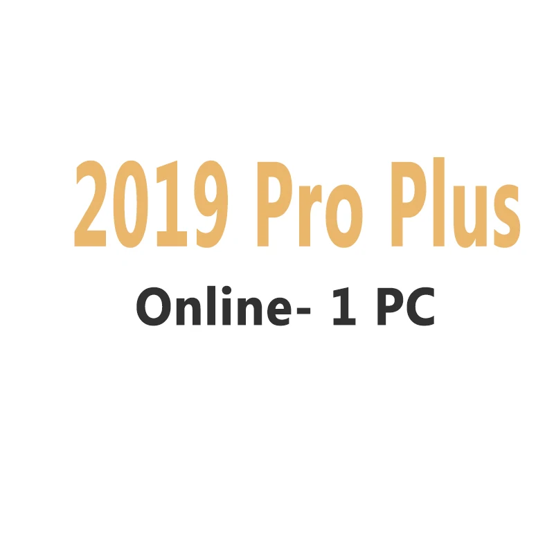 Genuine 2019 Professional Plus Key 100% Online Activation 2019 Pro Plus ...
