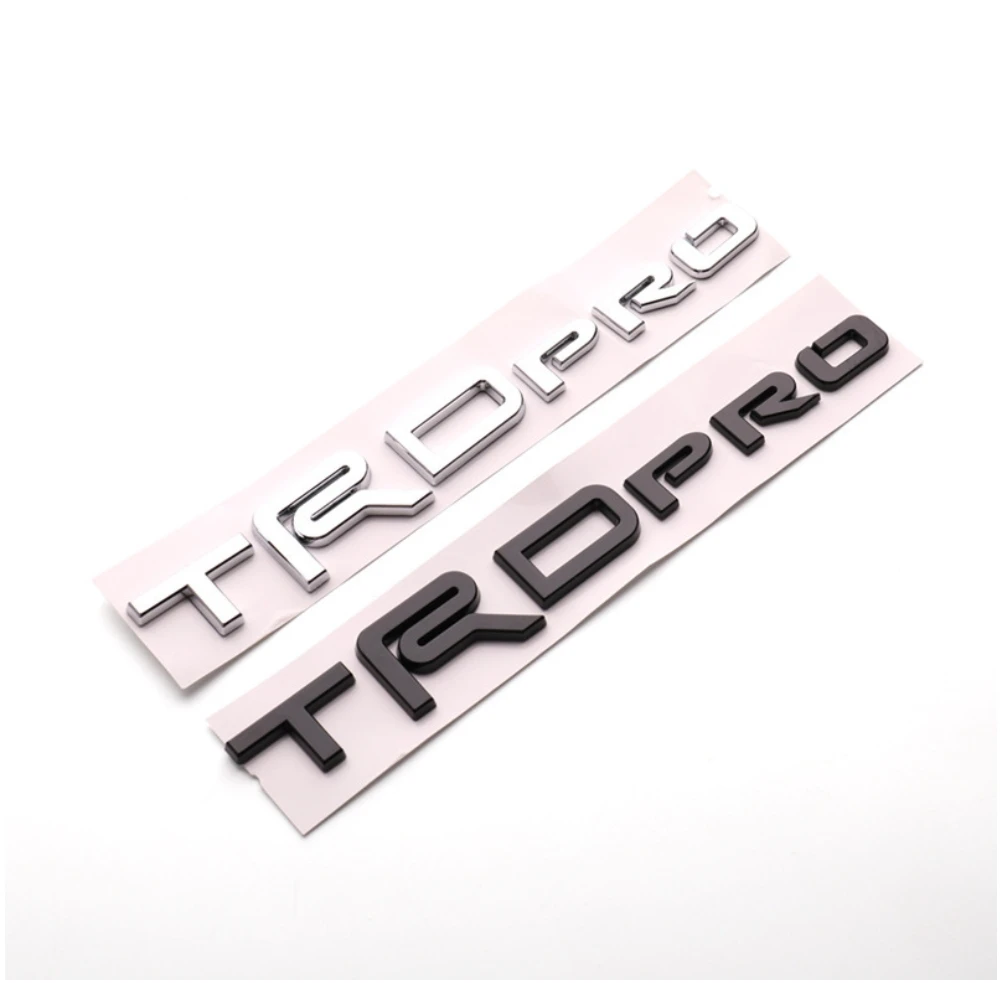 Abs Electroplated Modified English Letters Tropro Emblem 3d Logo Car ...