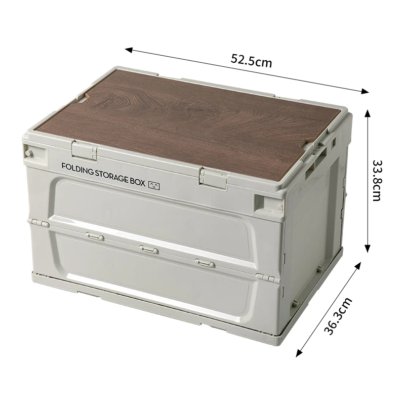 Folding Basket with Lid - Perfect for Storage & Organization