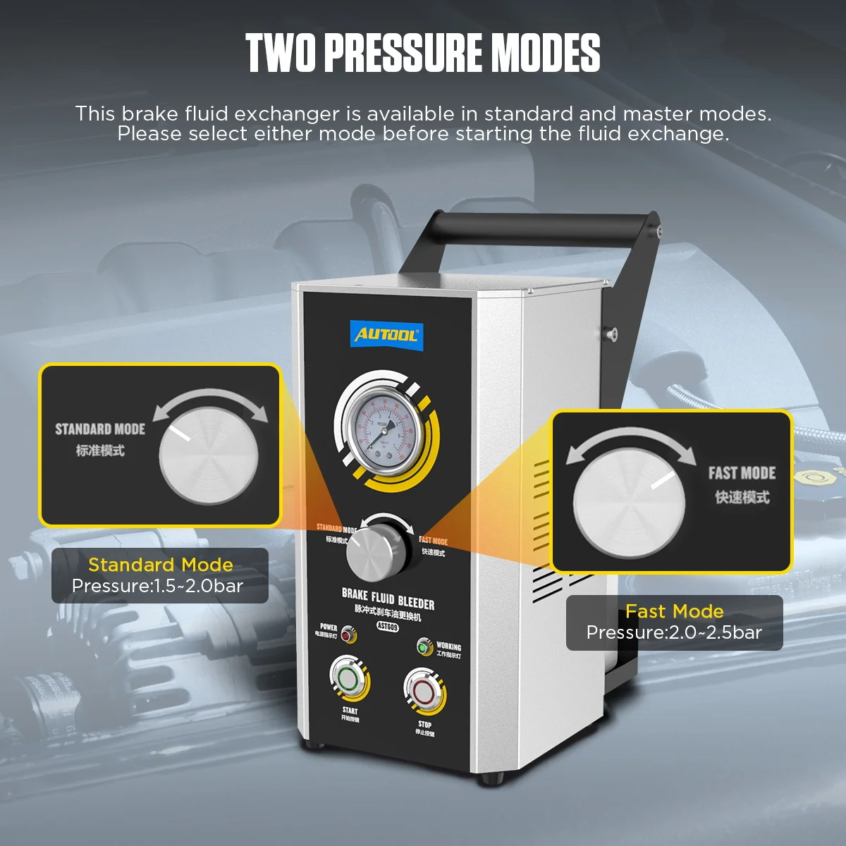 Universal Pulsating Brake Fluid Filling Machine - AST-609