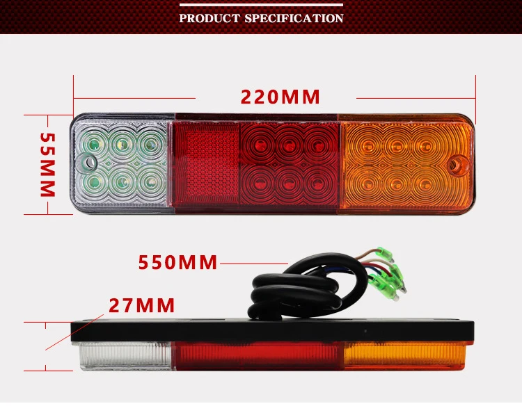 Forklift LED Tail Light - Universal Replacement & Upgrade