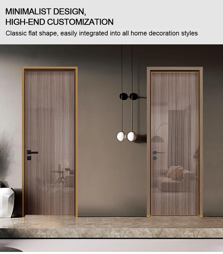 Modern Wood Interior Flush Invisible Door Design with Hidden Hinge ...