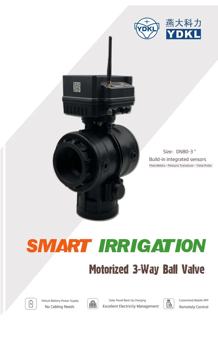 Agricultural Irrigation Wifi Smart Ball Valve Remote Control Timing ...