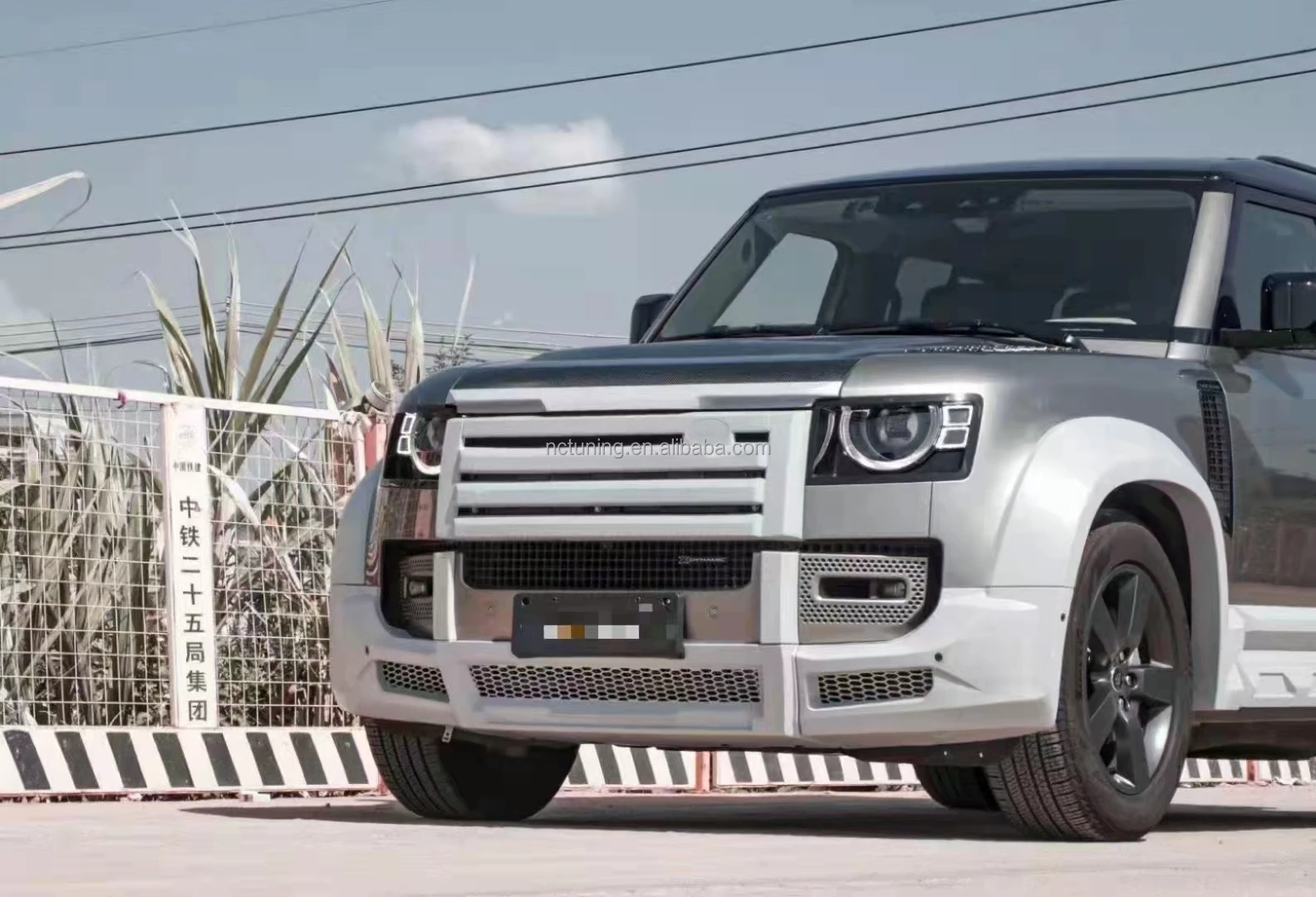 Land Rover Defender — Kit De Corps À Lèvre Frontal,Jupes Latérales ...